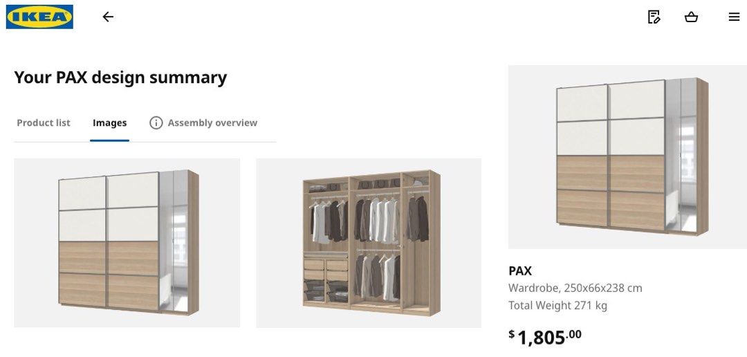 Ikea Pax Wardrobe Setup, Furniture & Home Living, Furniture, Shelves, Cabinets & Racks on Carousell