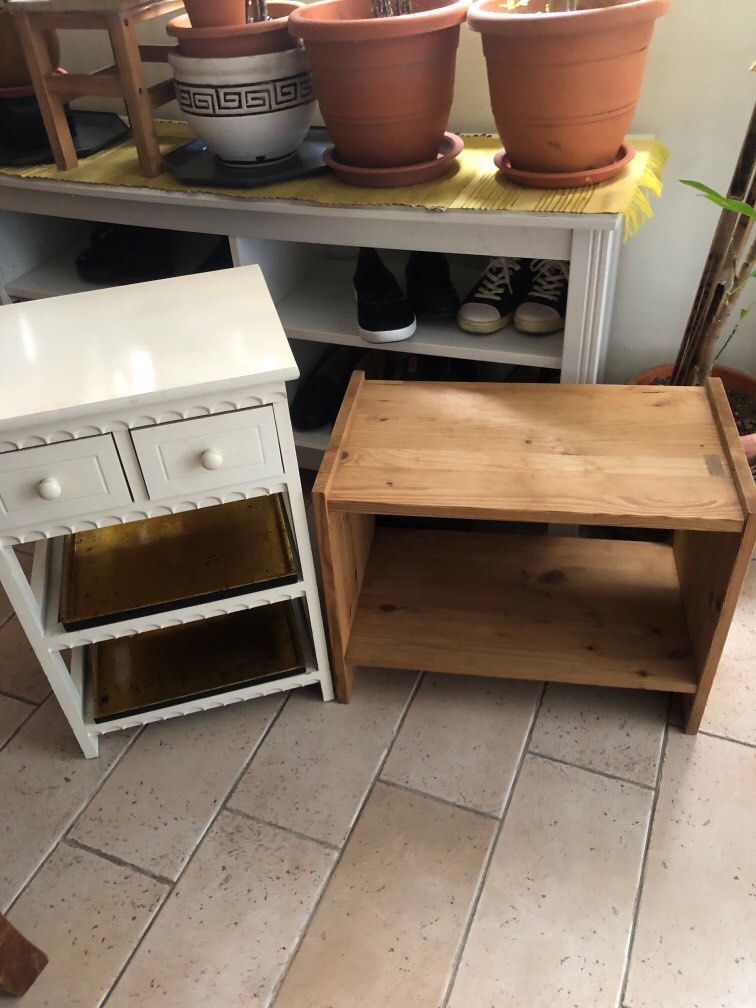 IKEA self and small side tables, Furniture & Home Living, Furniture ...