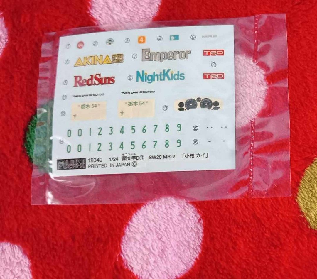 Initial D Toyota SW20 MR2 Model Kit, Hobbies & Toys, Toys & Games on ...