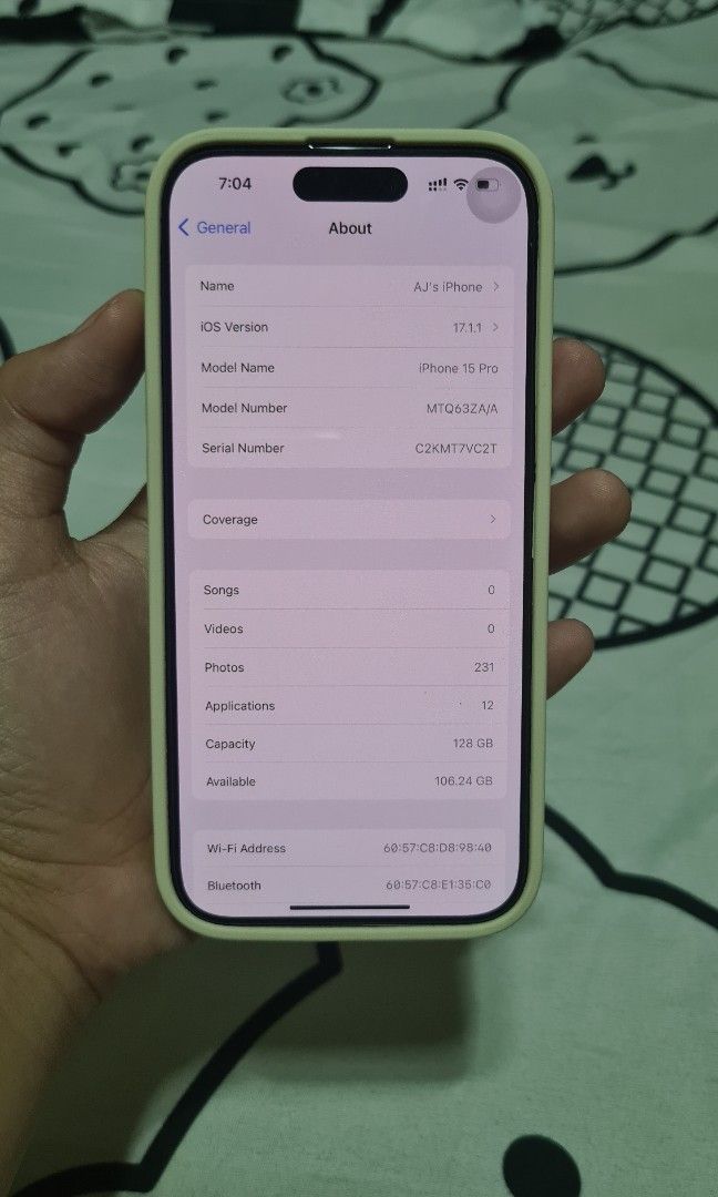 iPhone 15 Pro 128gb Natural Titanum Color, Mobile Phones & Gadgets ...