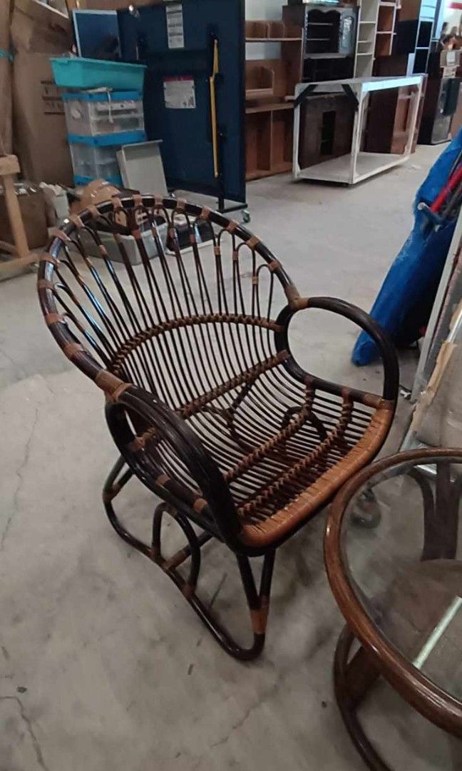 Japan Rattan Coffee Set, Furniture & Home Living, Furniture, Other Home ...