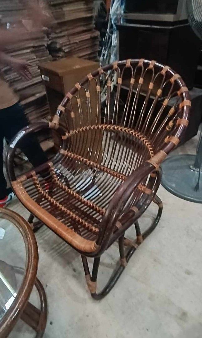 Japan Rattan Coffee Set, Furniture & Home Living, Furniture, Other Home ...