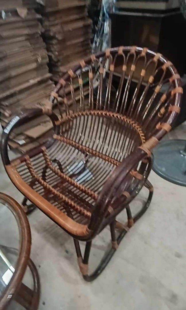 Japan Rattan Coffee Set, Furniture & Home Living, Furniture, Other Home ...