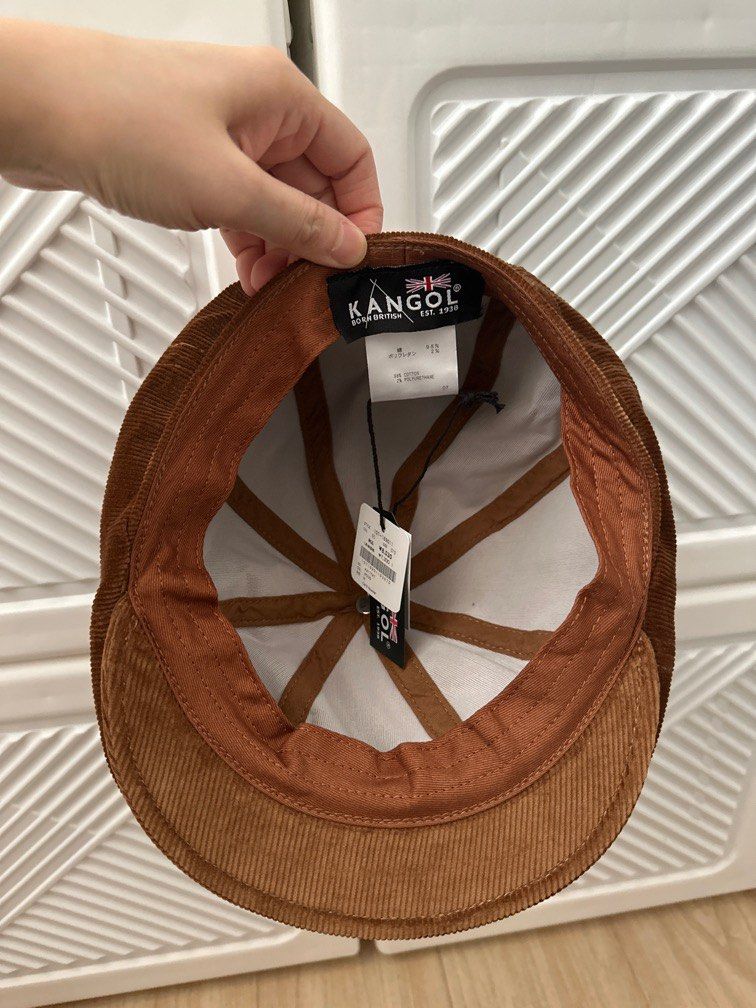 Kangol Cord Hawker Cap燈芯絨 貝雷帽八角帽男女, 女裝, 手錶及配件, 帽 - Carousell