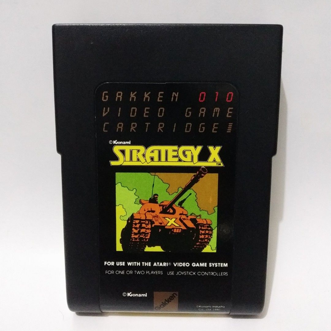 kaset game atari Strategy X Konami Gakken Japan, Video Game, Game di ...
