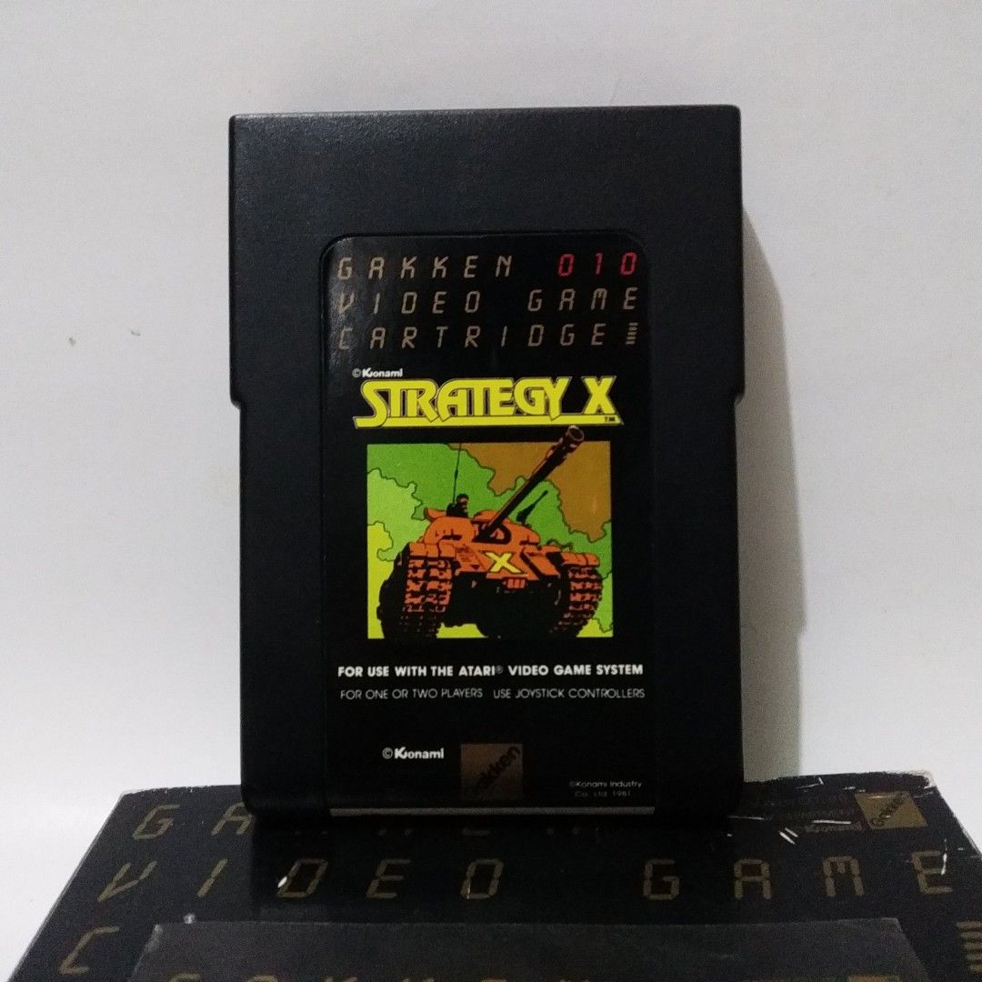 kaset game atari Strategy X Konami Gakken Japan, Video Game, Game di ...