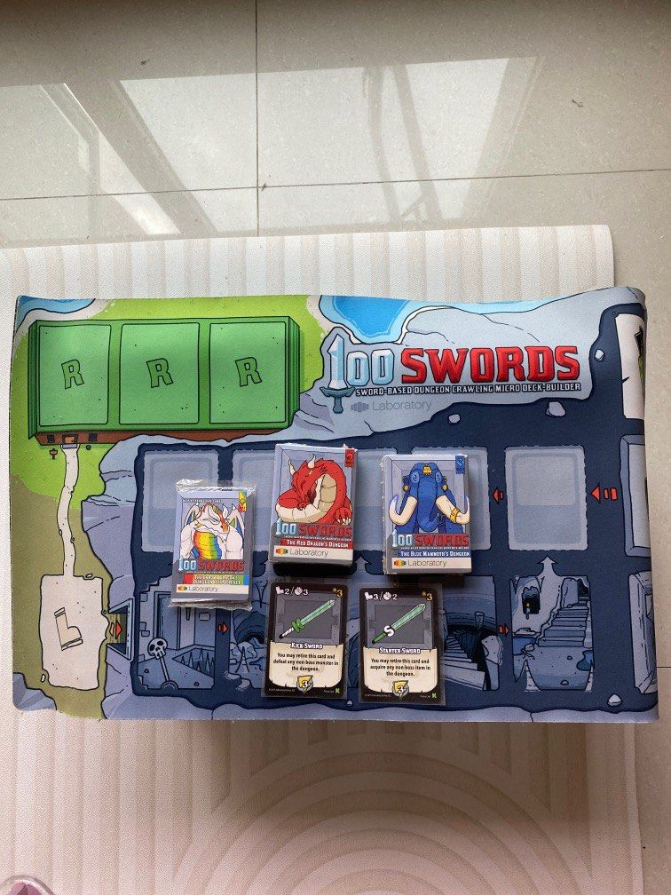 Kickstarter - 100 Swords deck builder game, Hobbies & Toys, Toys & Games on Carousell