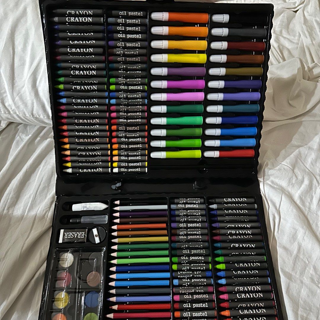 Kids Super Mega Art Set (168 pcs) Coloring Materials, Hobbies & Toys ...