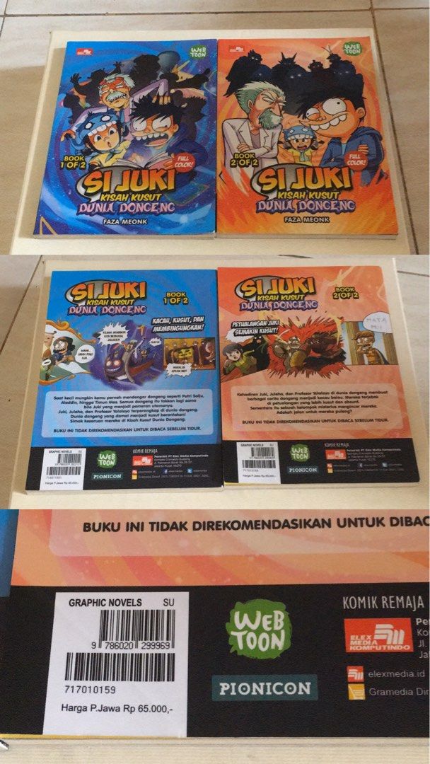 Komik Si Juki & Mang Awung bagian 1 dan 2, Buku & Alat Tulis, Komik dan ...