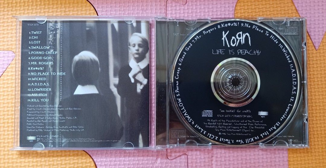 KORN - LIFE IS PEACHY, Hobbies & Toys, Music & Media, CDs & DVDs on ...