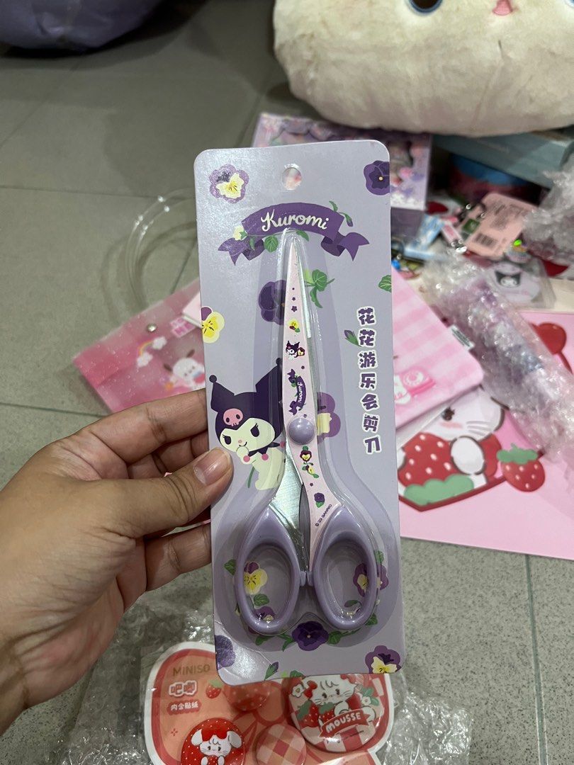 Kuromi x Miniso Scissors, Hobbies & Toys, Stationery & Craft ...