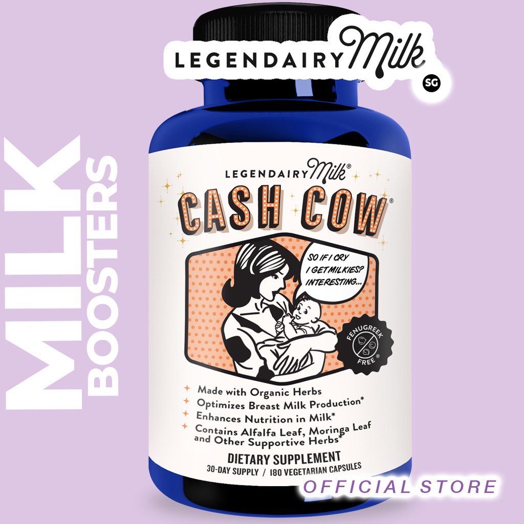 Legendairy Milk Cash Cow 180 capsules, Health & Nutrition, Health ...