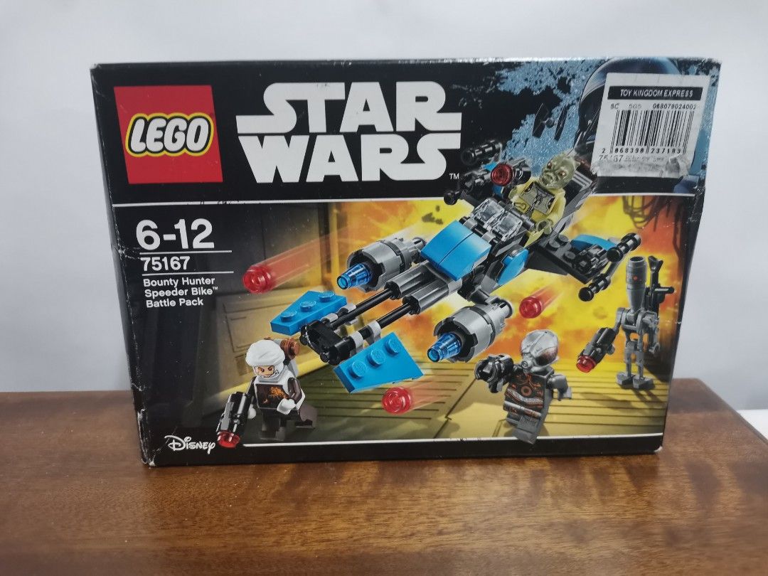 Lego Star Wars 75167 Bounty Hunter Speeder Bike Battle Pack, Hobbies ...