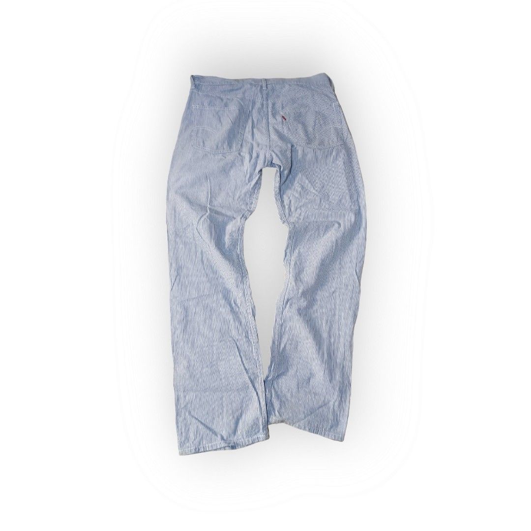 LEVI'S X JUNYA WATANABE MAN COMME DES GARCONS BLUE STRIPED PANTS, Men's ...