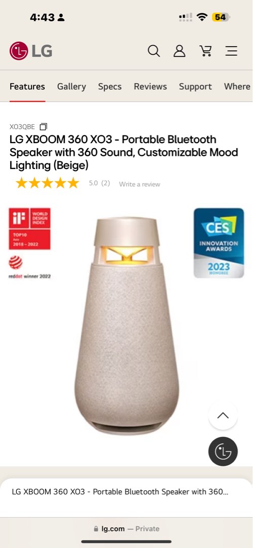 LG XBOOM 3600, Audio, Portable Audio Accessories on Carousell