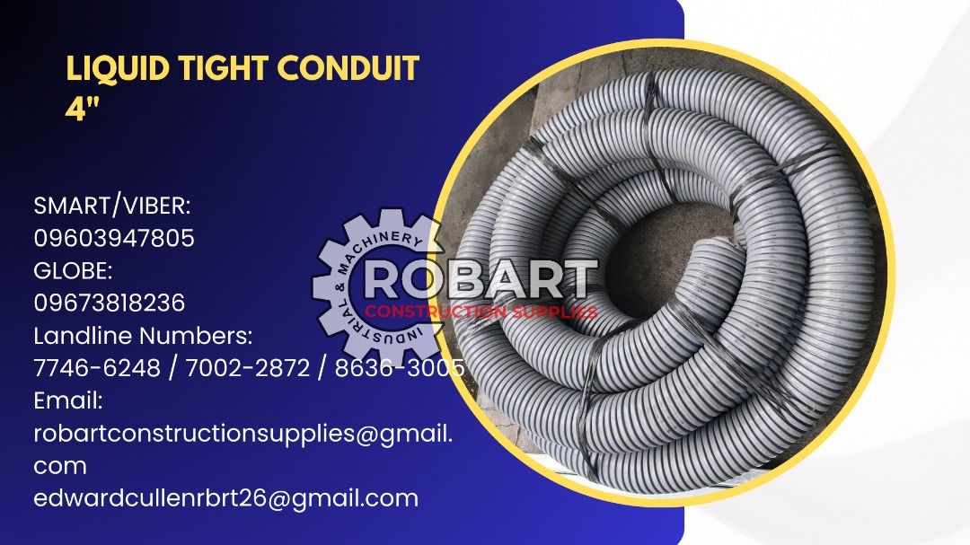 liquid tight conduit soft type, Commercial & Industrial, Construction ...