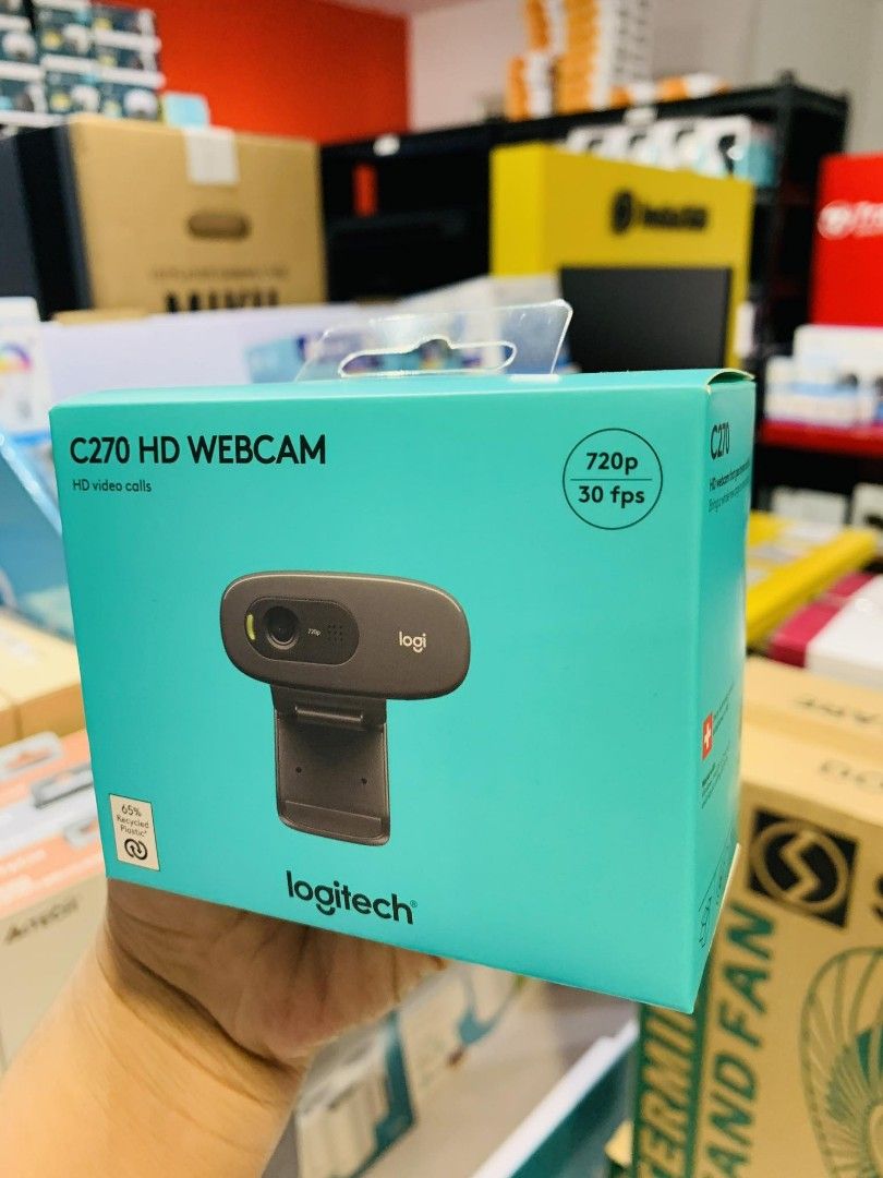 Logitech C270 HD Webcam, Computers & Tech, Parts & Accessories, Webcams ...