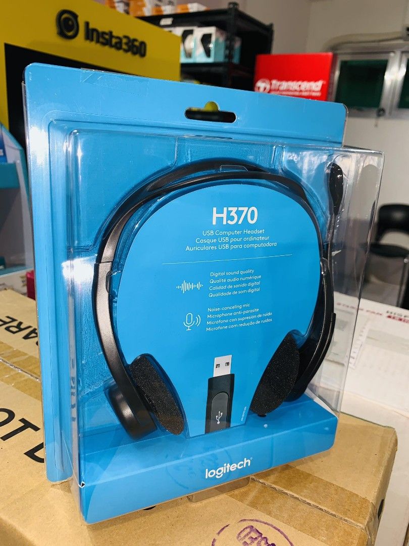 Logitech H370 USB Headset, Audio, Headphones & Headsets on Carousell