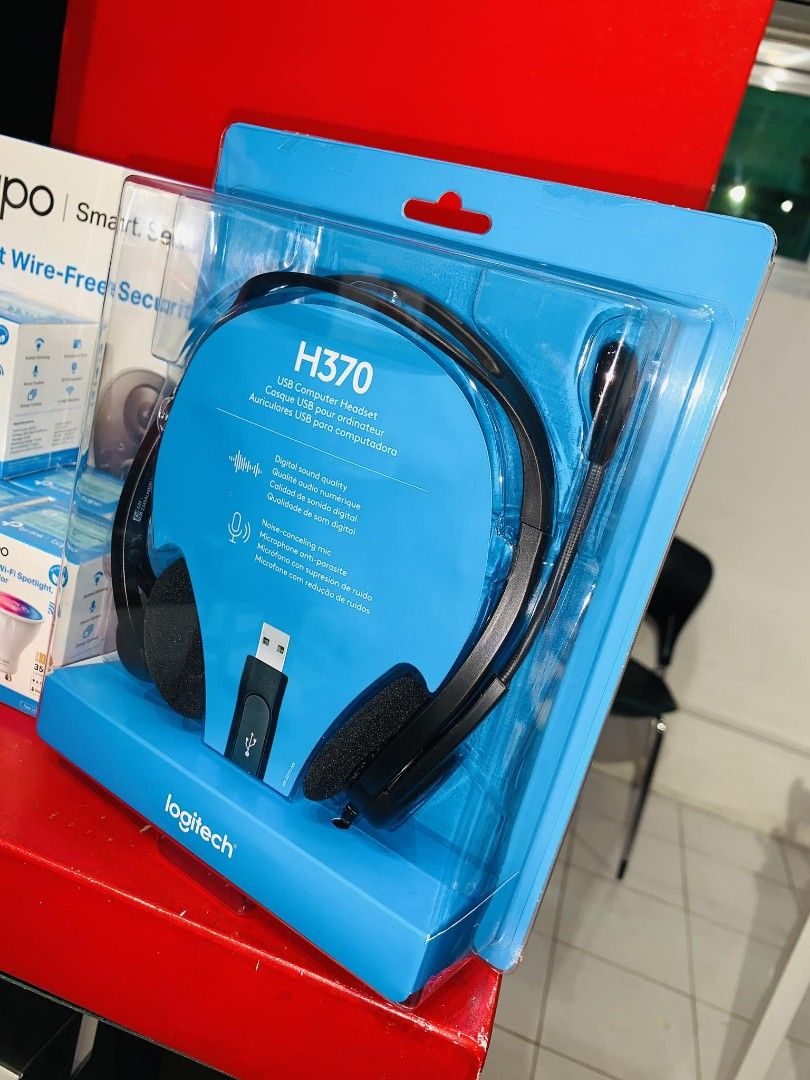 Logitech H370 USB Headset, Audio, Headphones & Headsets on Carousell