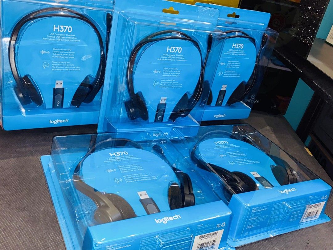 Logitech H370 USB Headset, Audio, Headphones & Headsets on Carousell