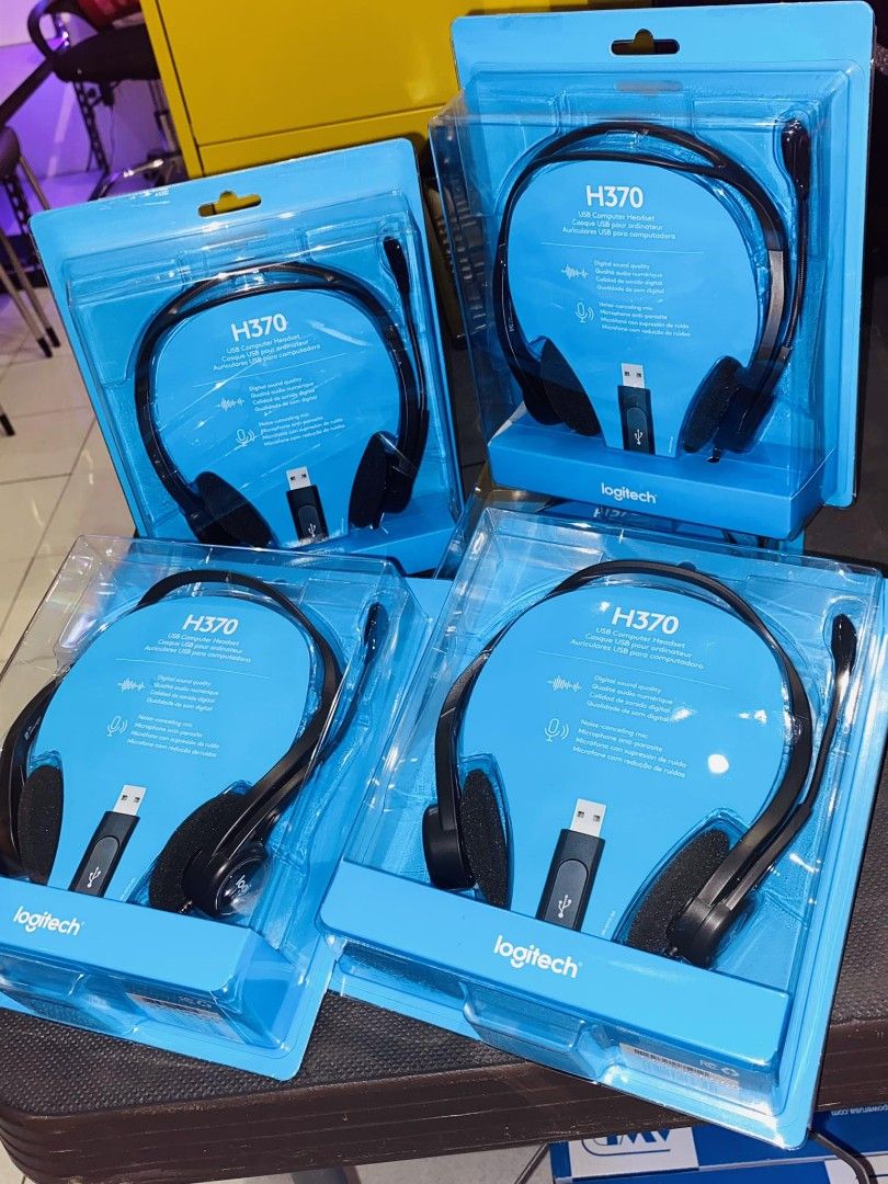 Logitech H370 USB Headset, Audio, Headphones & Headsets on Carousell