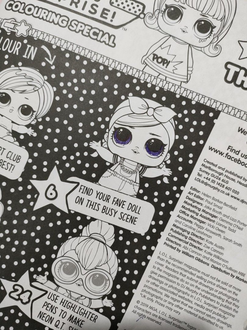 LOL Colouring book, Hobbies & Toys, Books & Magazines, Children's Books ...
