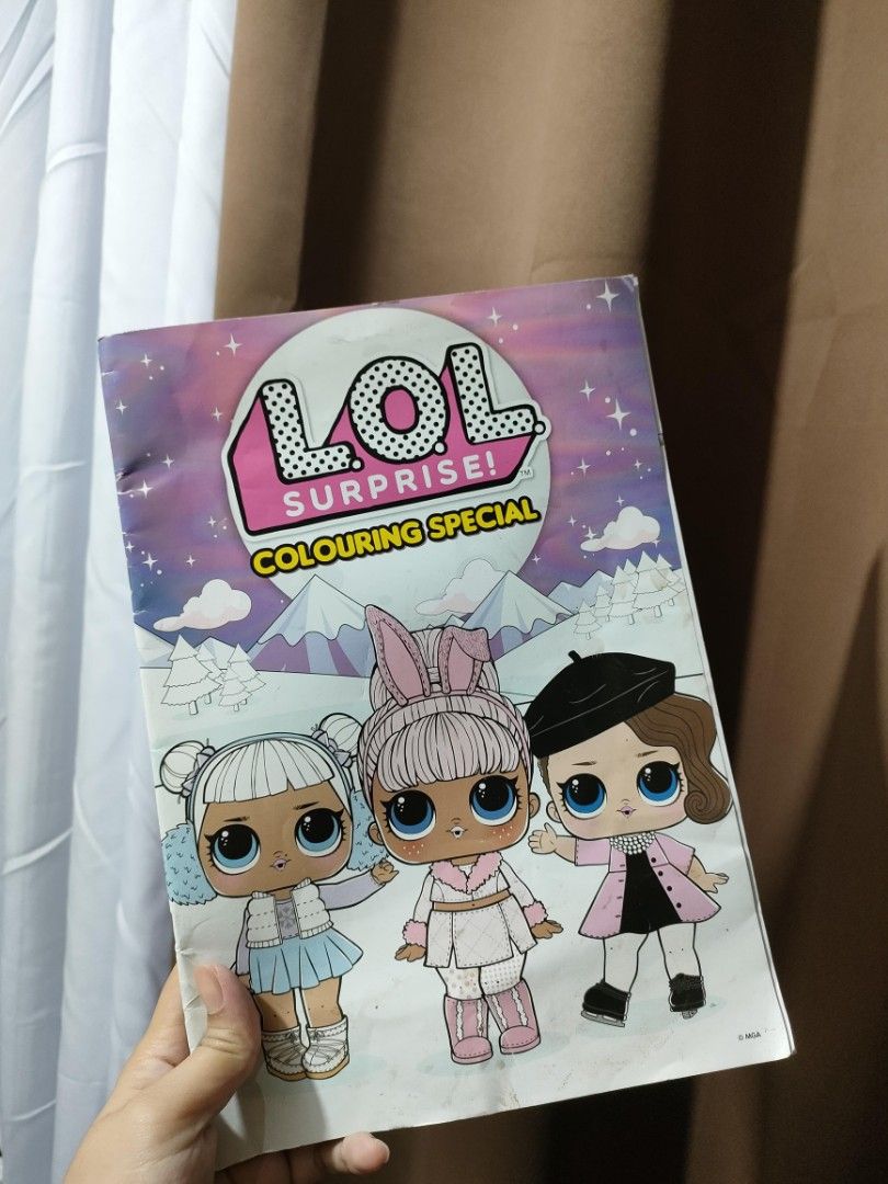LOL Colouring book, Hobbies & Toys, Books & Magazines, Children's Books ...