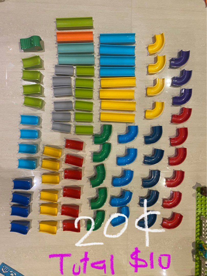 Loose blocks and ball run spare parts - Lego duplo compatible, Hobbies ...