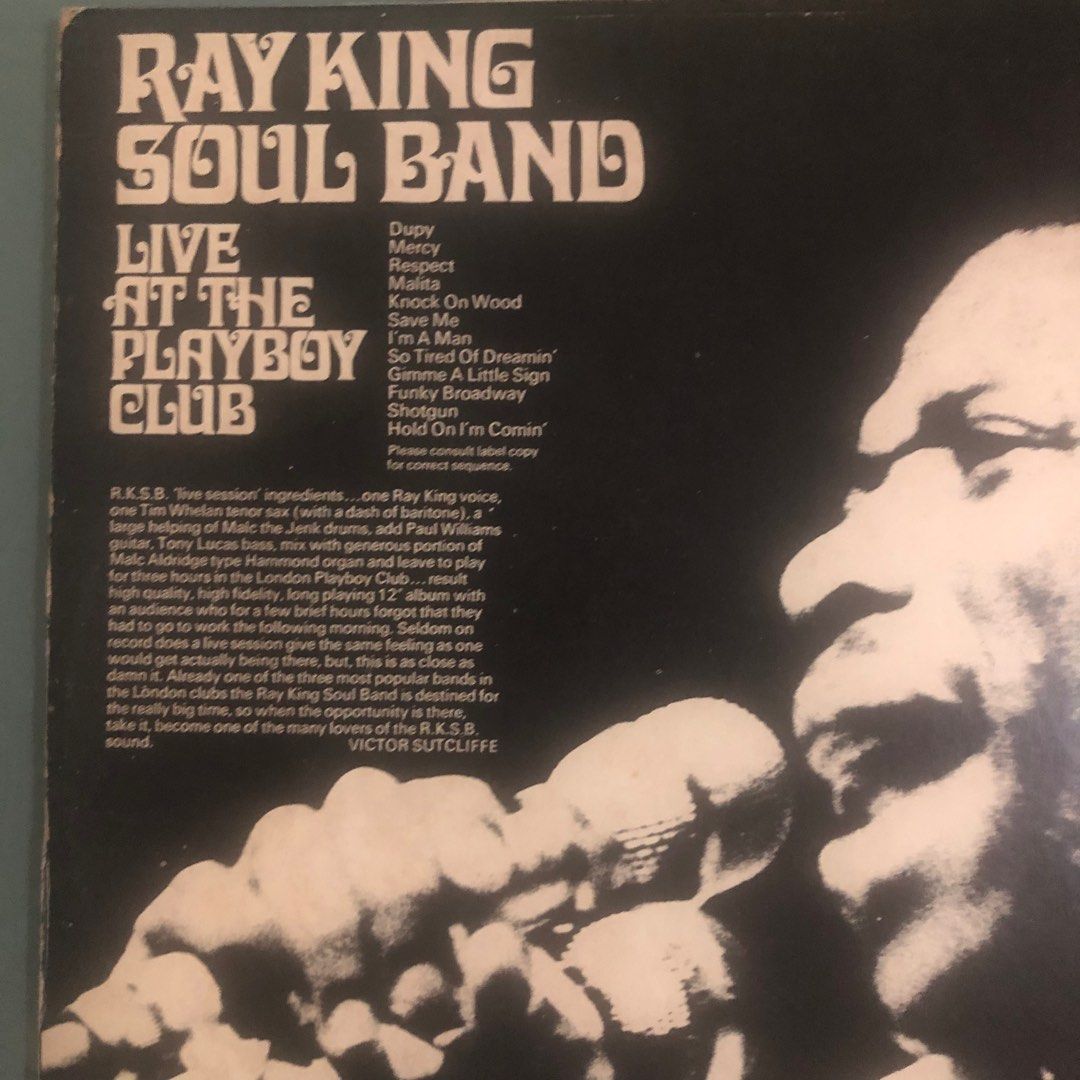 Lp - Ray King Soul Band (Live), Hobbies & Toys, Music & Media, Vinyls ...
