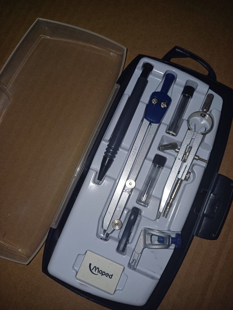 MAPED COMPASS SET, Hobbies & Toys, Stationary & Craft, Stationery ...