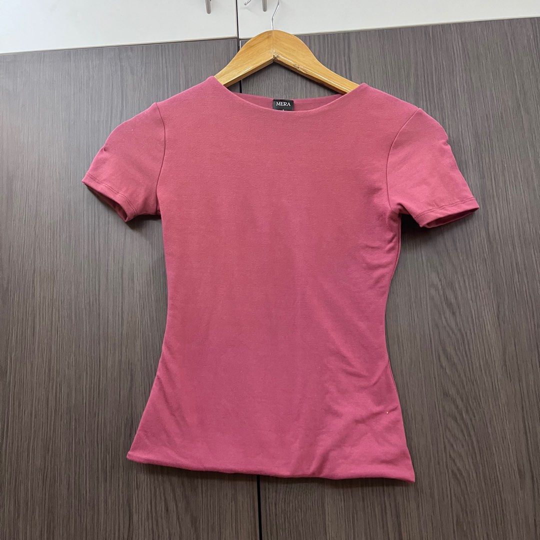MERA Renata Cotton Old Rose Pink, Women's Fashion, Tops, Shirts on ...
