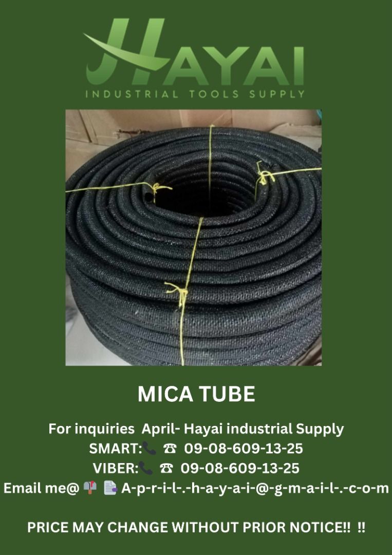 Mica tube, Commercial & Industrial, Construction Tools & Equipment on ...