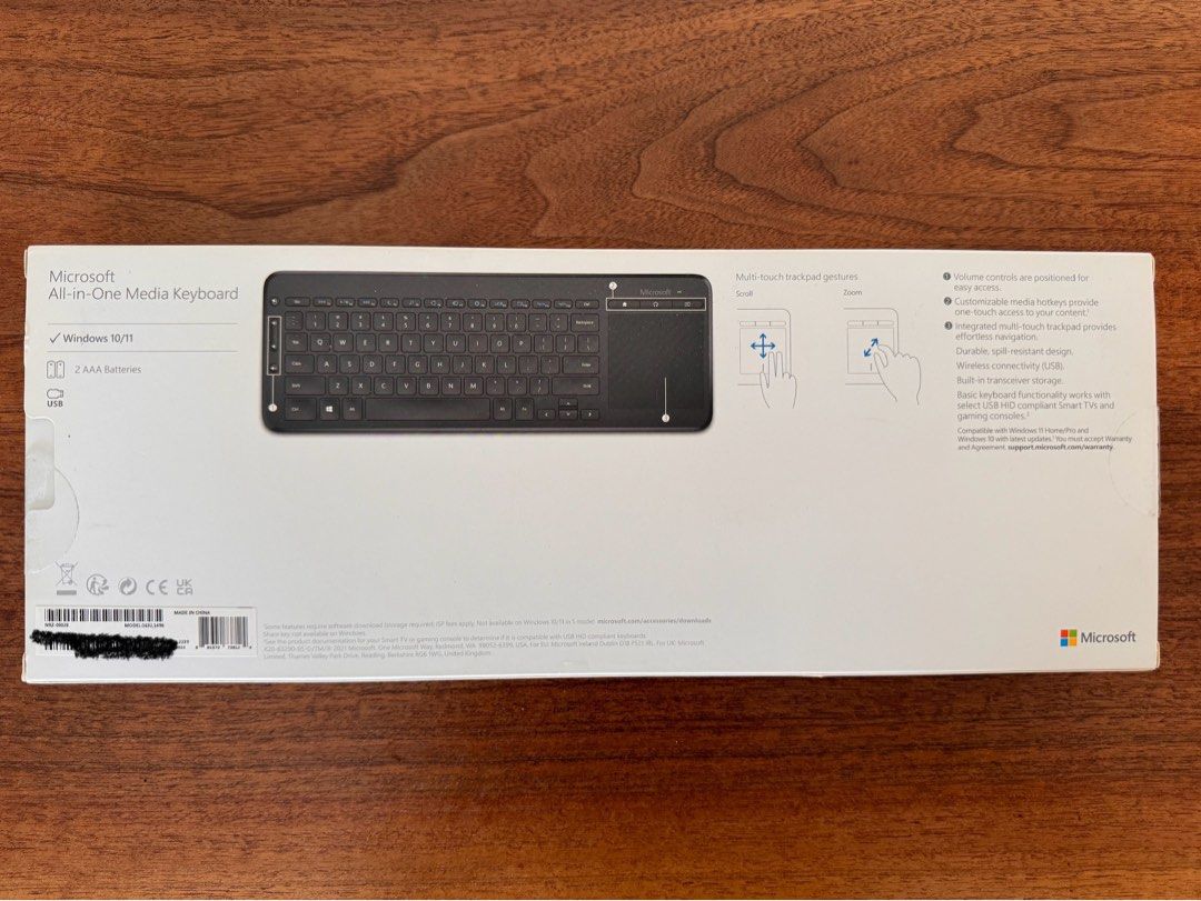 Microsoft All-in-One Media Keyboard, Computers & Tech, Parts ...