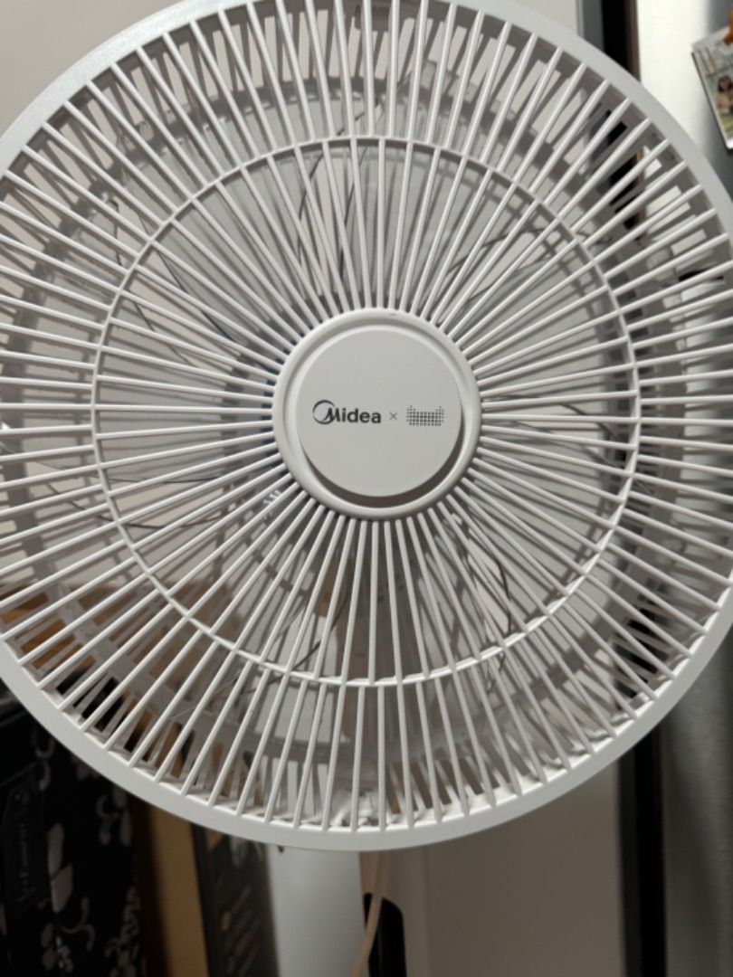 Midea stand fan, remote control available, TV & Home Appliances, Air ...
