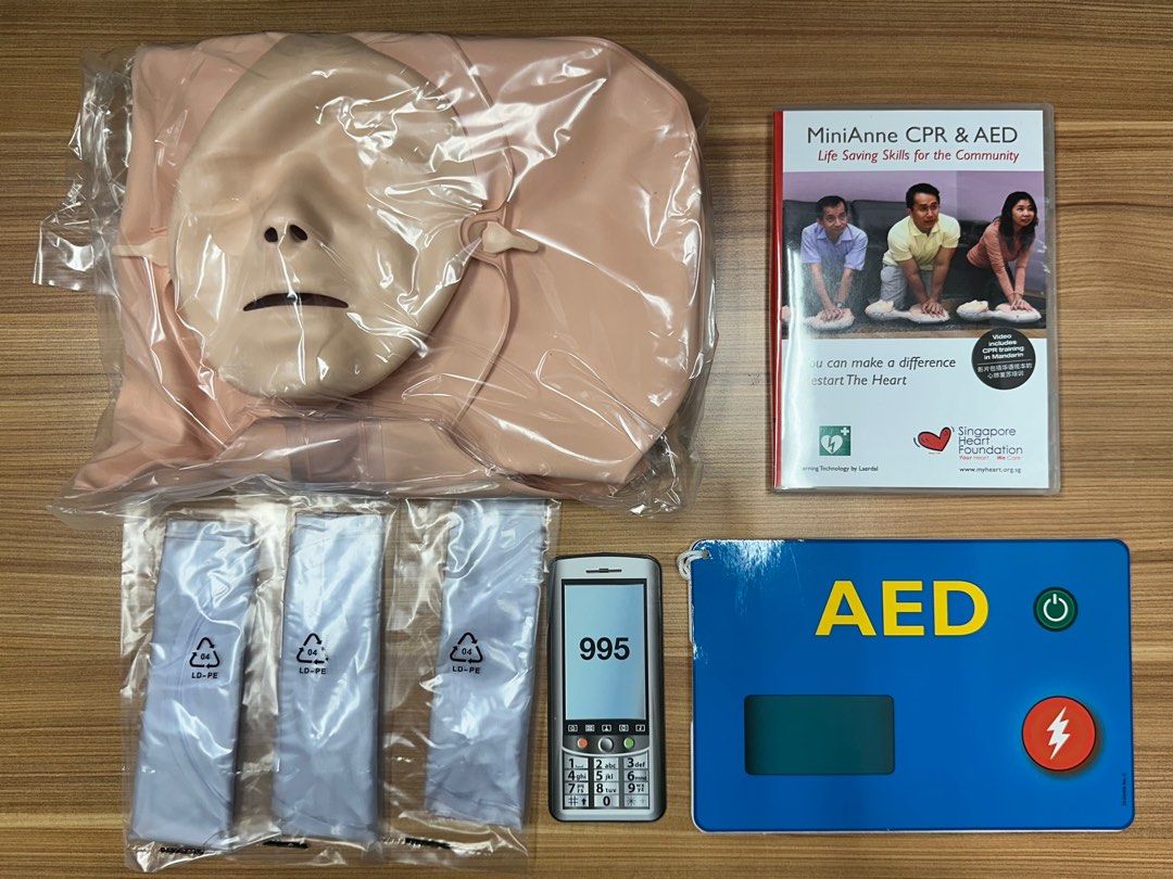 MiniAnne CPR & AED Kit, Health & Nutrition, Medical Supplies & Tools on ...