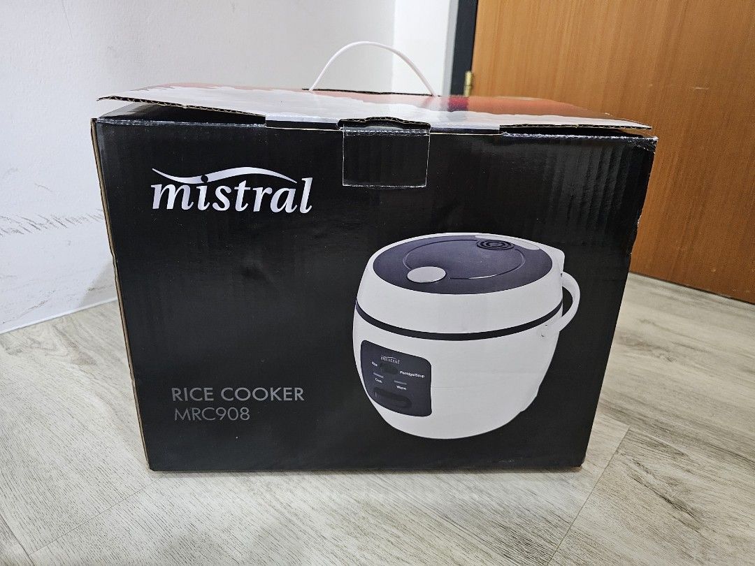 MISTRAL Rice Cooker MRC 908, TV & Home Appliances, Kitchen Appliances ...