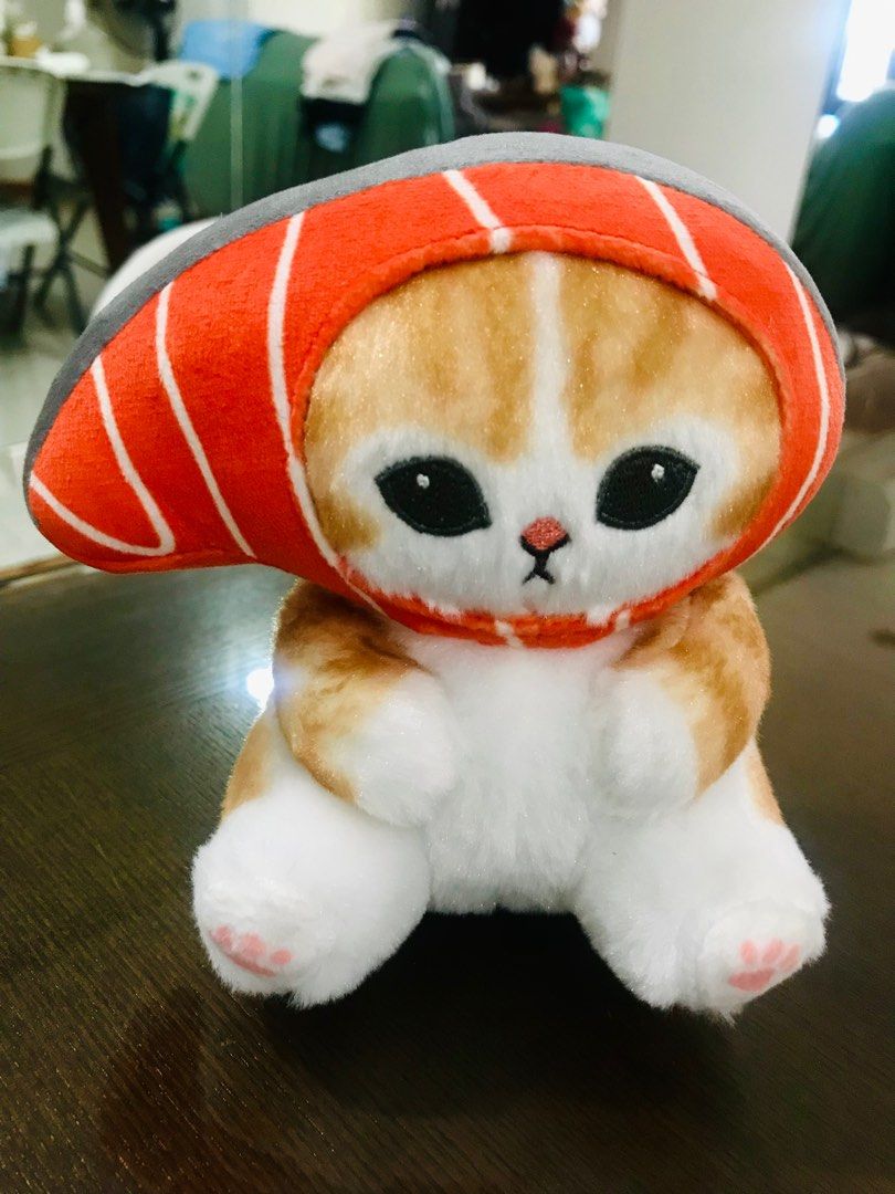 Mofusand Obento Nyan Shio Shake Salmon Mascot Plush, Hobbies & Toys, Toys & Games on Carousell
