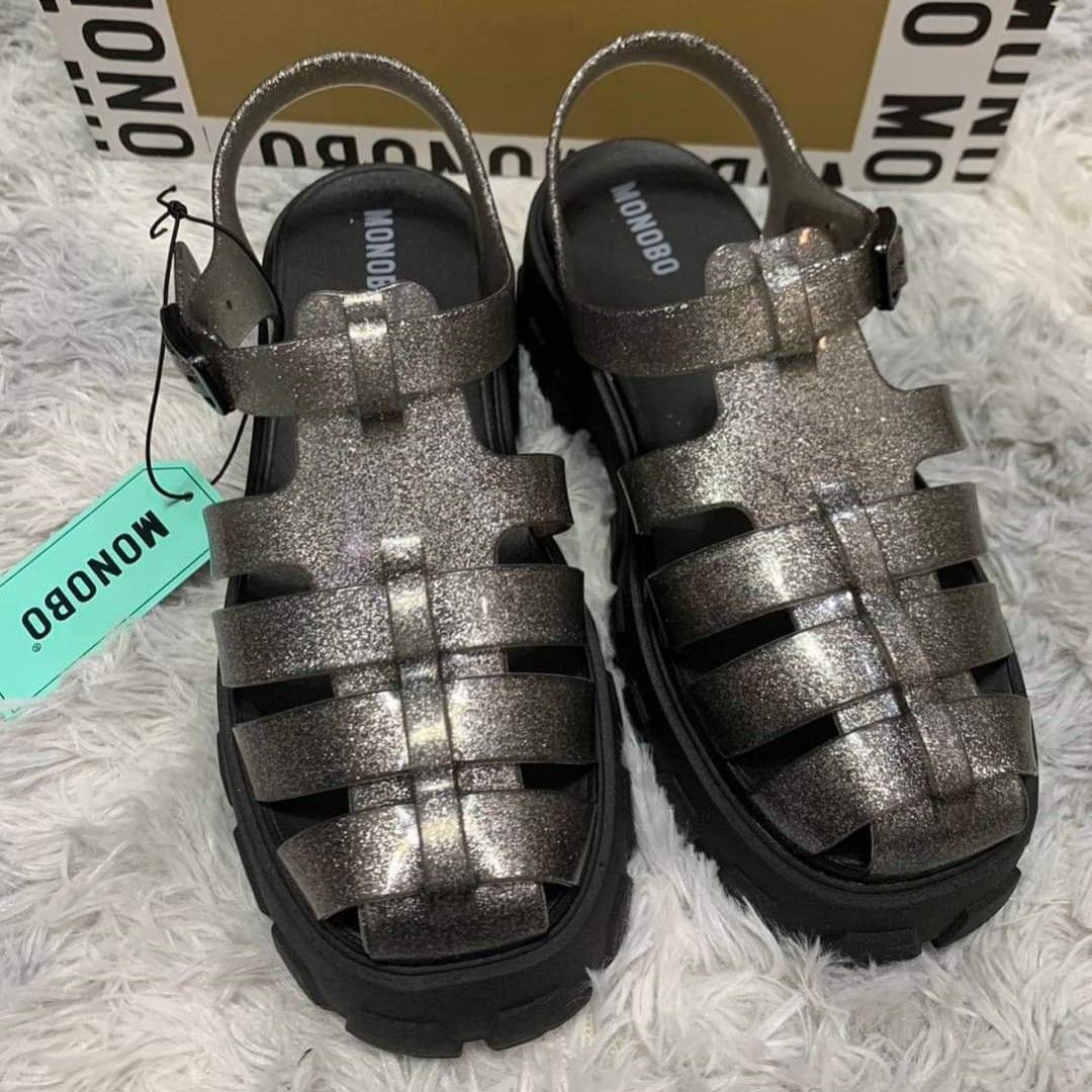 Monobo Nippon Glitter, Women's Fashion, Footwear, Sandals on Carousell