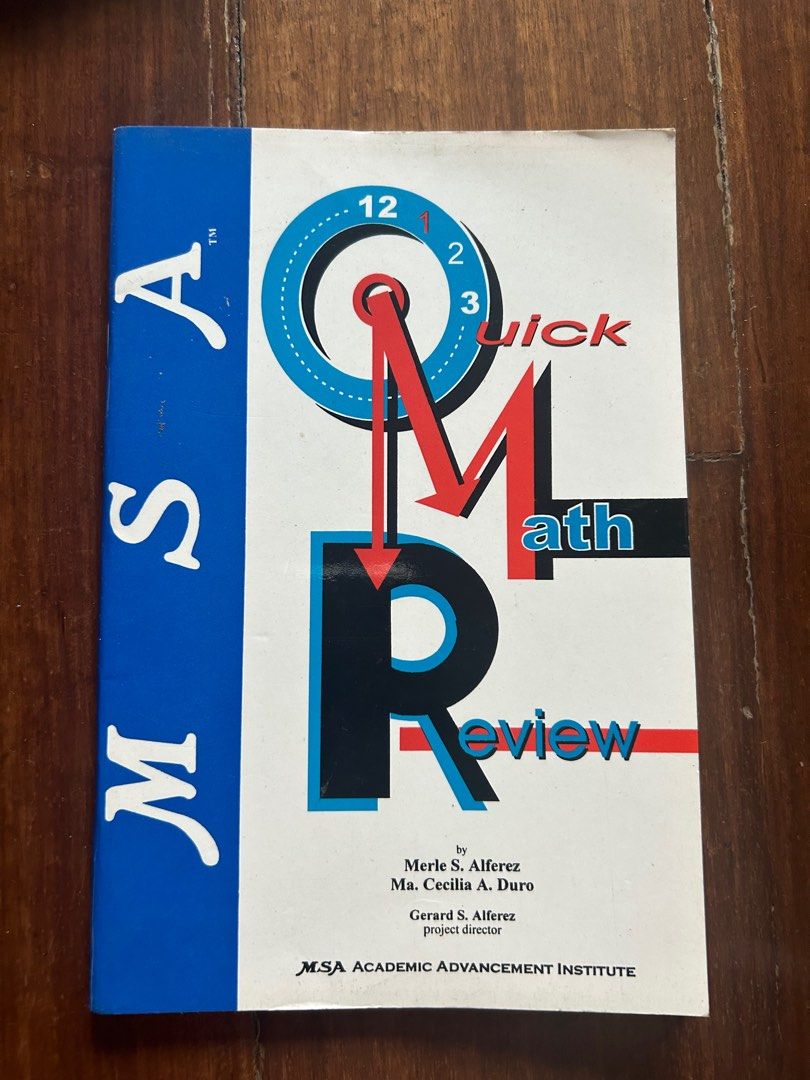 MSA Quick Math Review and English Comprehensive Workbook, Hobbies ...