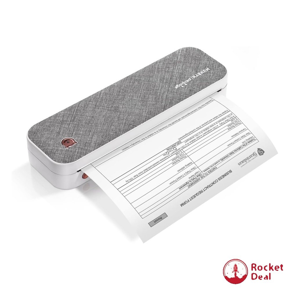 MUNBYN Portable Printer ITP01, Bluetooth Thermal Printer for Travel ...