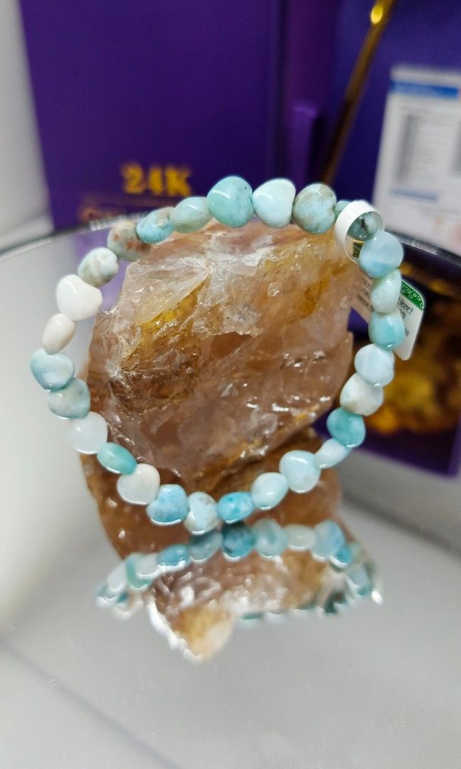 Natural Stone Marimar heart shape 17-18cm, Women's Fashion, Jewelry ...
