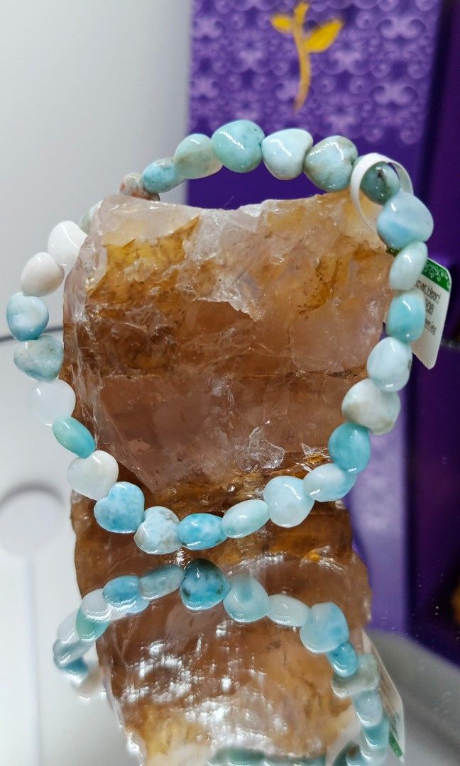 Natural Stone Marimar heart shape 17-18cm, Women's Fashion, Jewelry ...