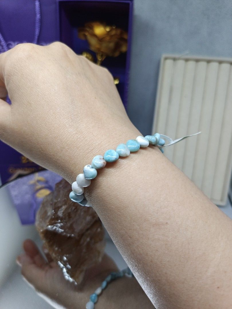 Natural Stone Marimar heart shape 17-18cm, Women's Fashion, Jewelry ...