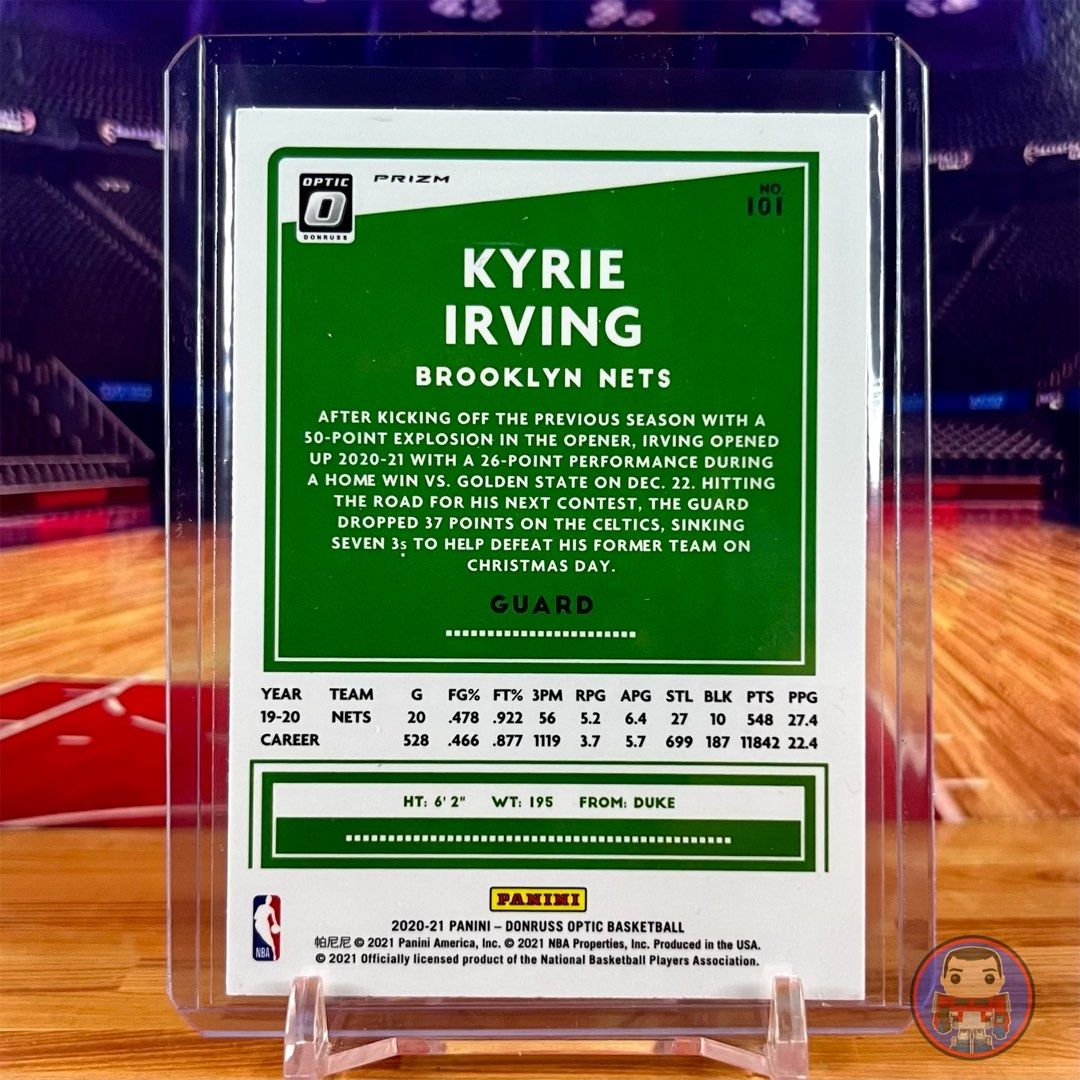 NBA Cards - Kyrie Irving 2020-21 Panini Donruss Optic #101 (Purple ...