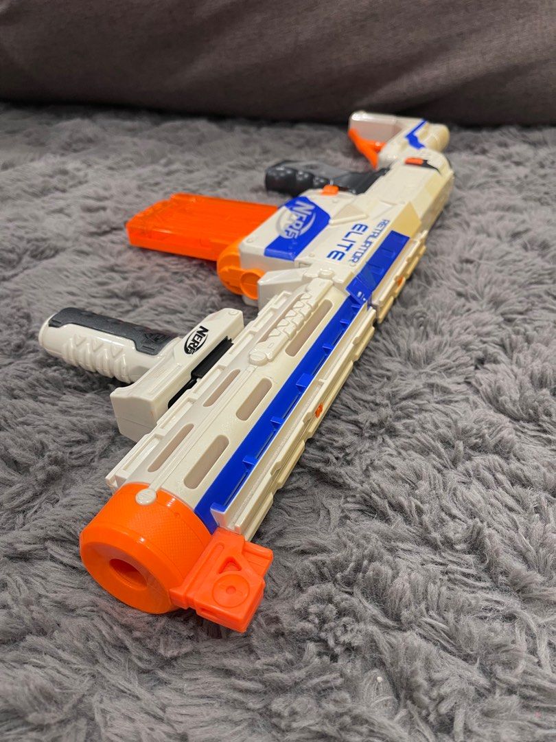 Nerf Gun Retaliator ELITE with 12 Bullets, Hobbies & Toys, Toys & Games ...