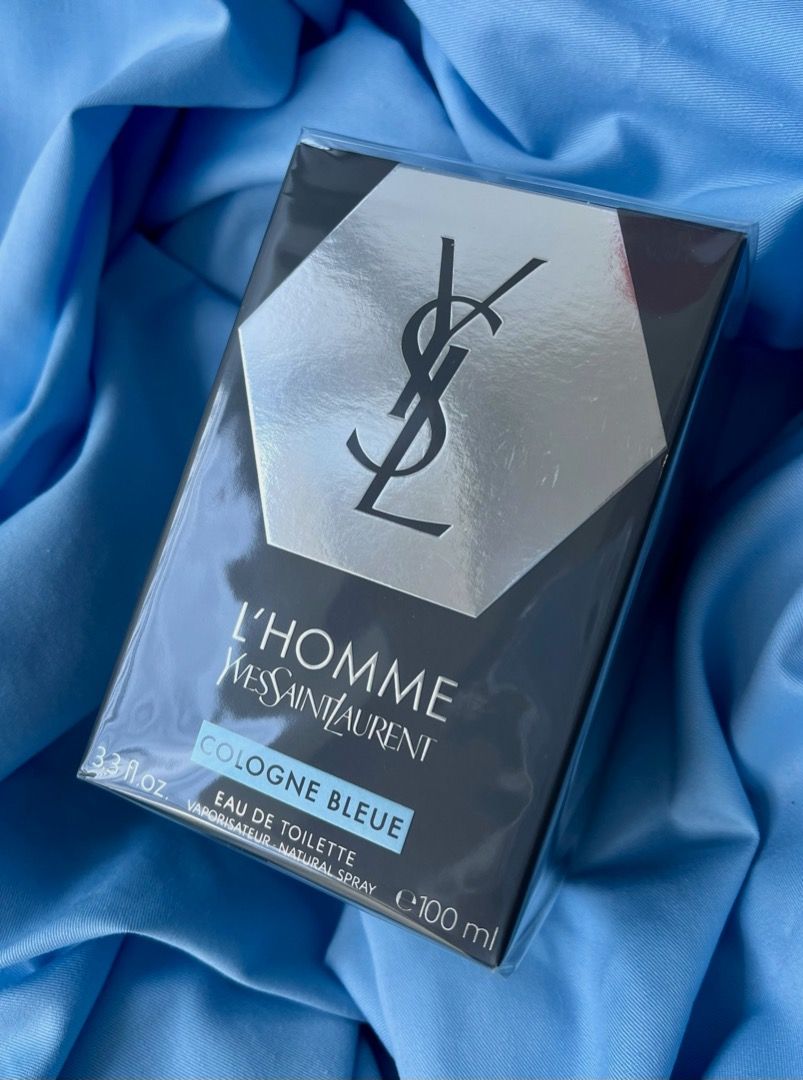 NEW ARRIVAL! BNEW AUTHENTIC YSL L'Homme Cologne Bleue 100ml EDT Spray ...