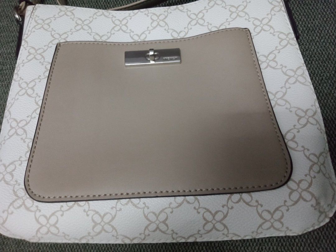 Nine West Harmon US Cross Body White Pumice Logo Ladies Bag New, Women's Fashion, Bags & Wallets ...