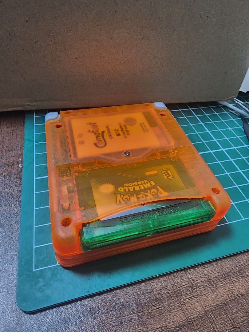 Nintendo Gameboy Advance SP AGS-001 (Clear Orange Ver), Video Gaming ...