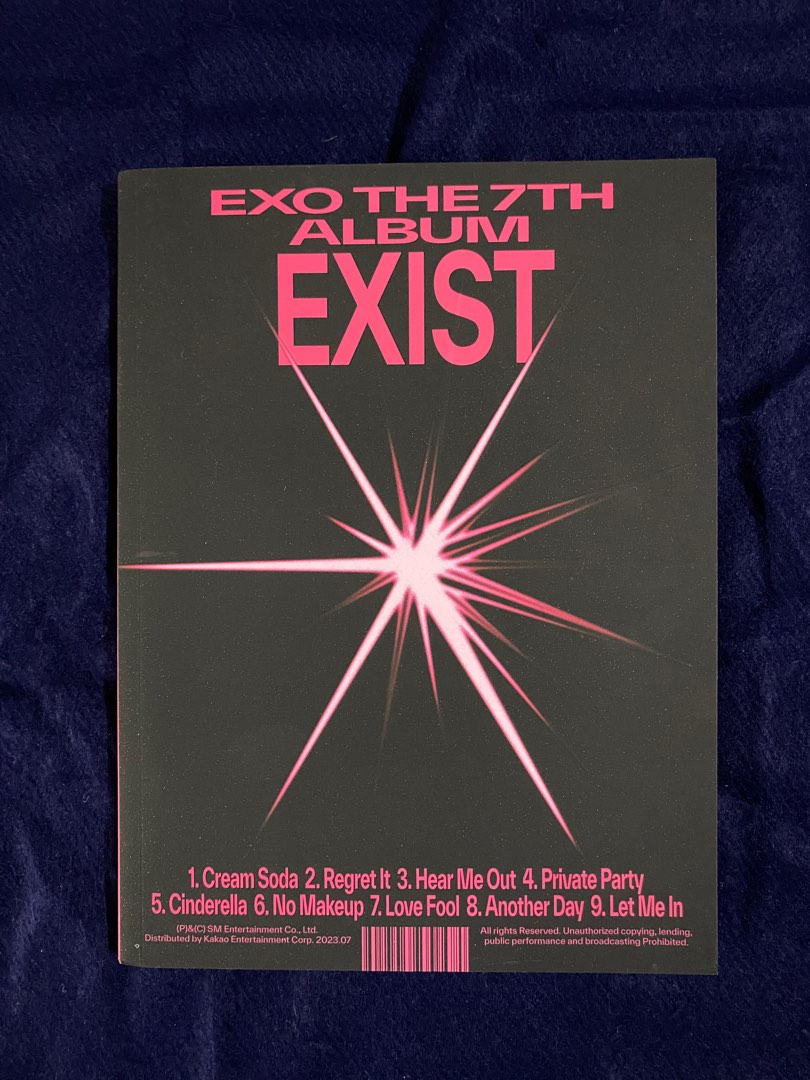 (NO PC) Unsealed EXO Exist Album Photobook X Version, Hobbies & Toys ...