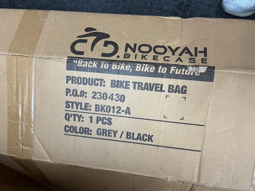 Nooyah Bike case 全新鐵人單車袋, 運動產品, 單車及配件, 單車 - Carousell